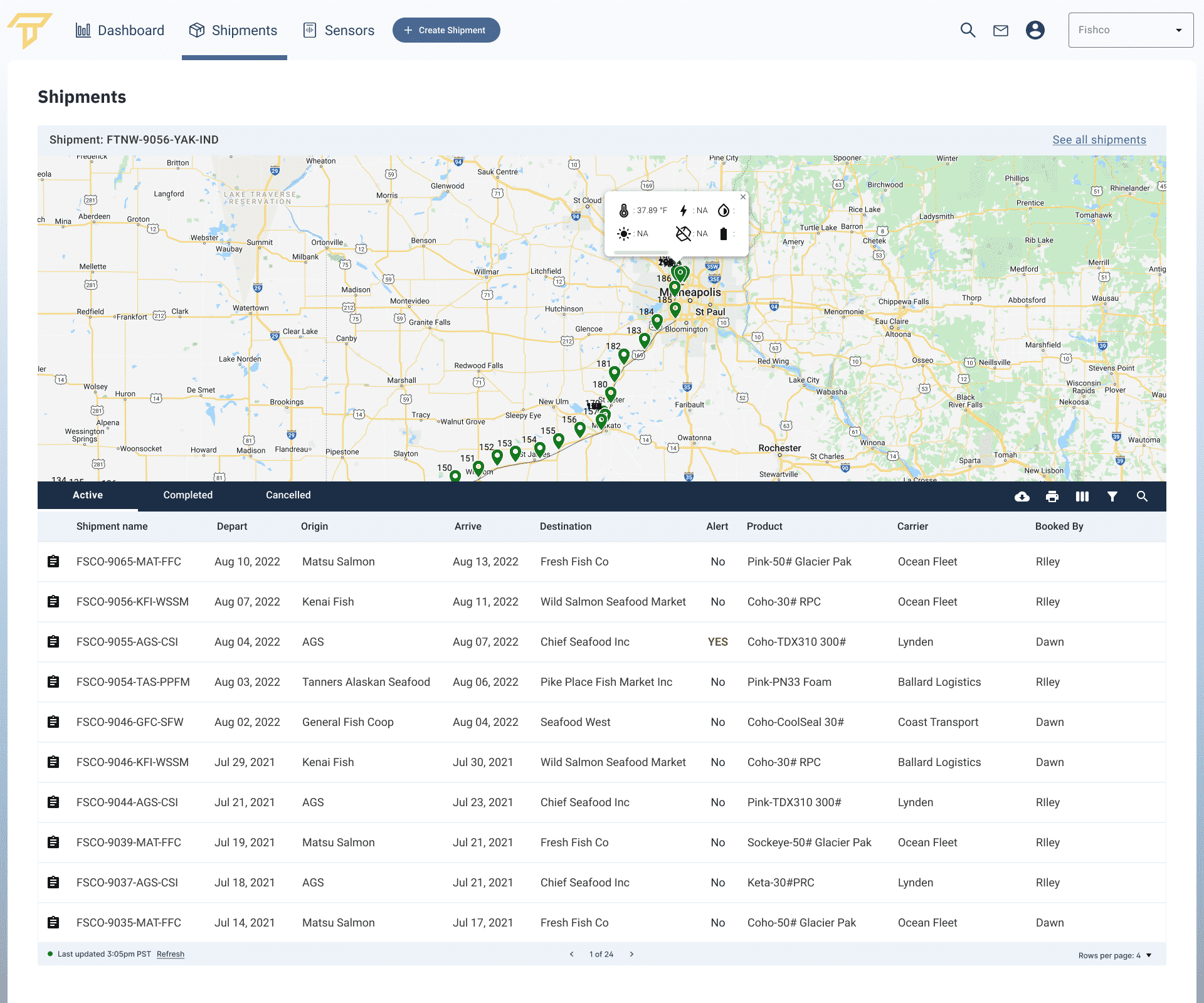 Real-time visibility - Transparent Path spc